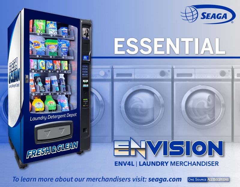 Seaga’s ENV4L Laundry Merchandiser